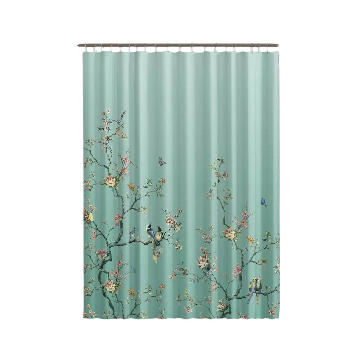 Click here for Slickblue 72-Inch Teal Blue Green Floral Tree Bird... prices