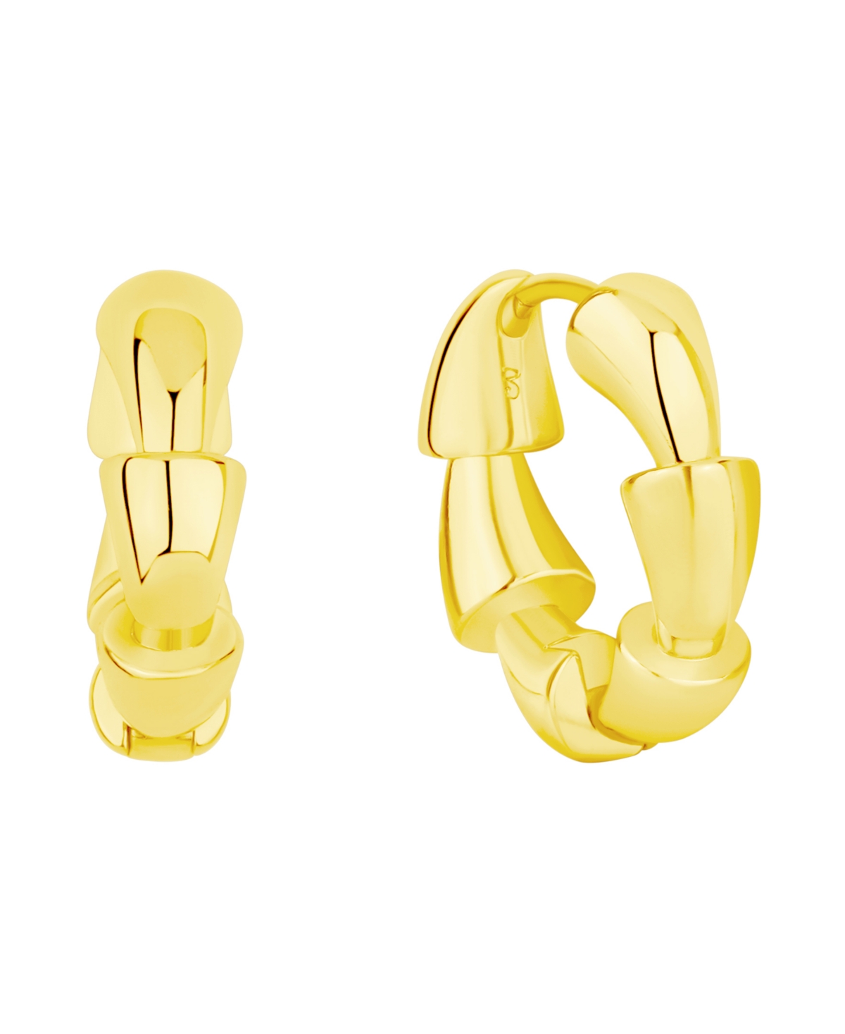 Click here for And Now This Graduated Point Hinged Hoop Earrings... prices