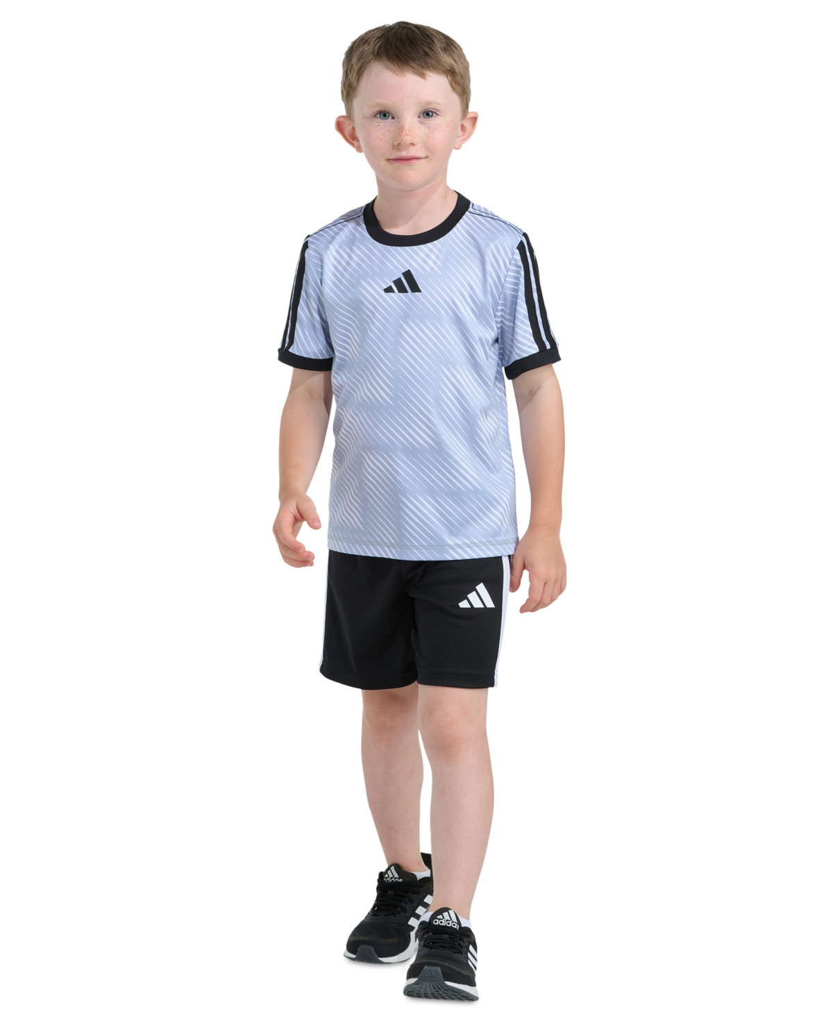 Click here for adidas Boys 2T-7 Printed T-Shirt and Shorts  2-Pie... prices