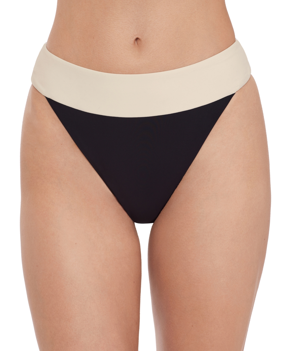 Click here for Steve Madden Womens Banded High Waist Swim Bottoms... prices