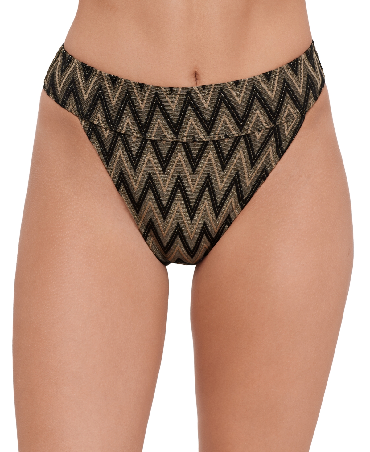 Click here for Steve Madden Womens Banded High Waist Swim Bottoms... prices