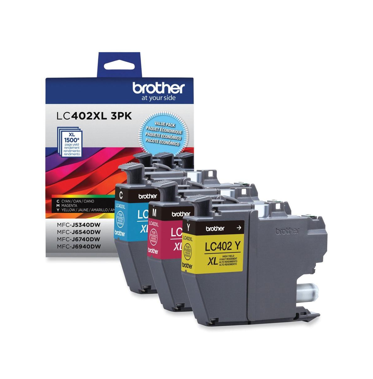 Click here for Brother LC402XL3PKS 1 500 Page-Yield High-Yield In... prices