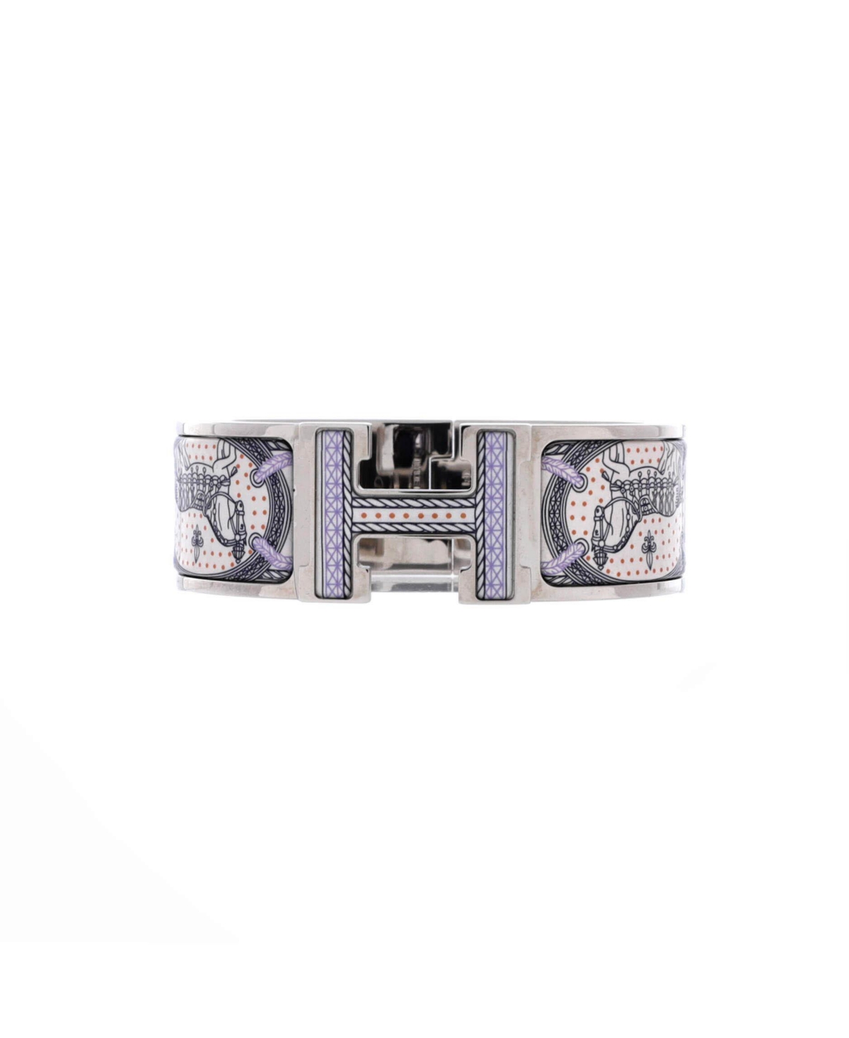 Click here for Pre-Owned HERMES Clic Clac H Bracelet - Enamel prices