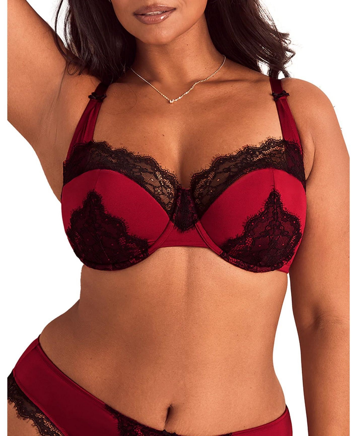 Click here for Adore Me Womens Amrenn Contour Balconette Bra - Da... prices