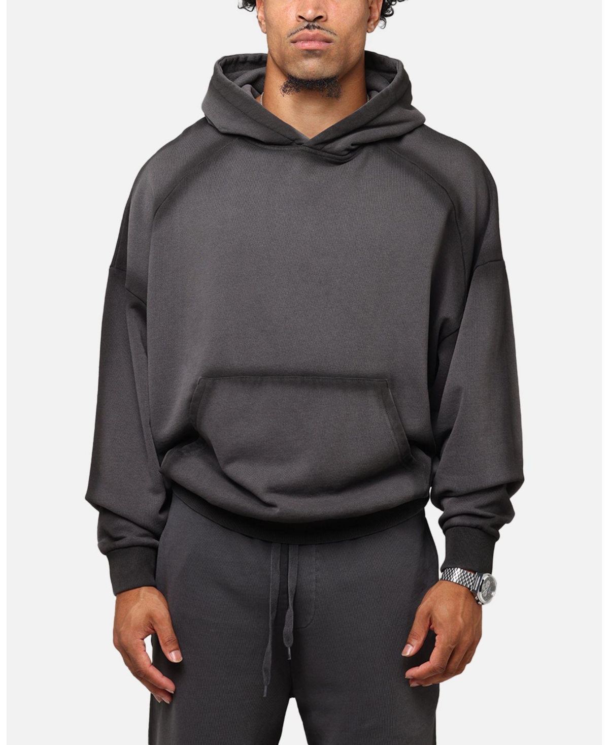 Click here for Saint Morta Mens Contrast Wash Hoodie Black Wash prices