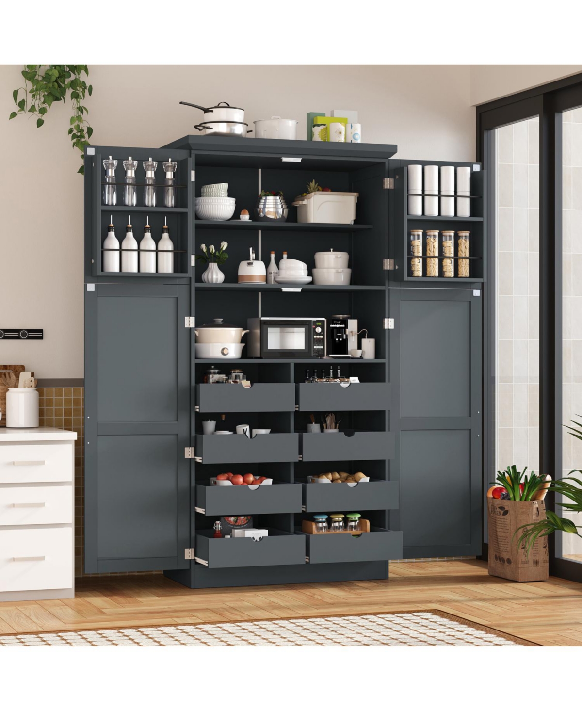 Click here for Streamdale Furniture Streamdale Blue Kitchen Pantr... prices