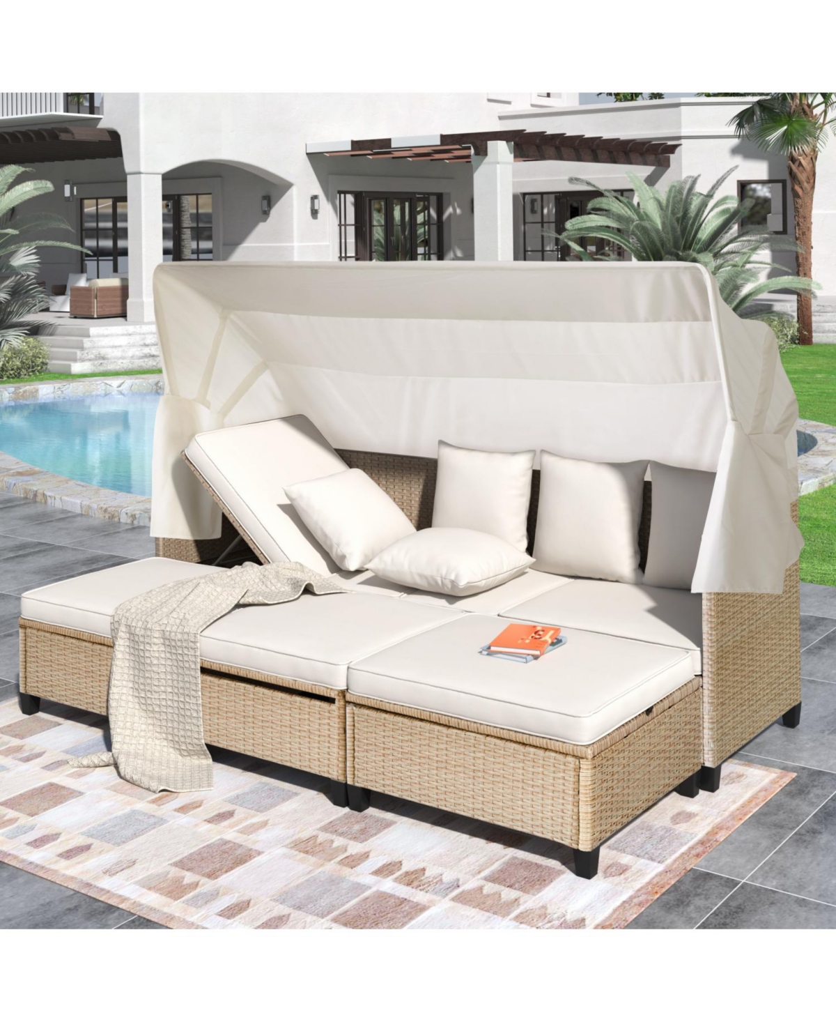 Click here for Streamdale Furniture Streamdale Wicker Patio Sofa... prices