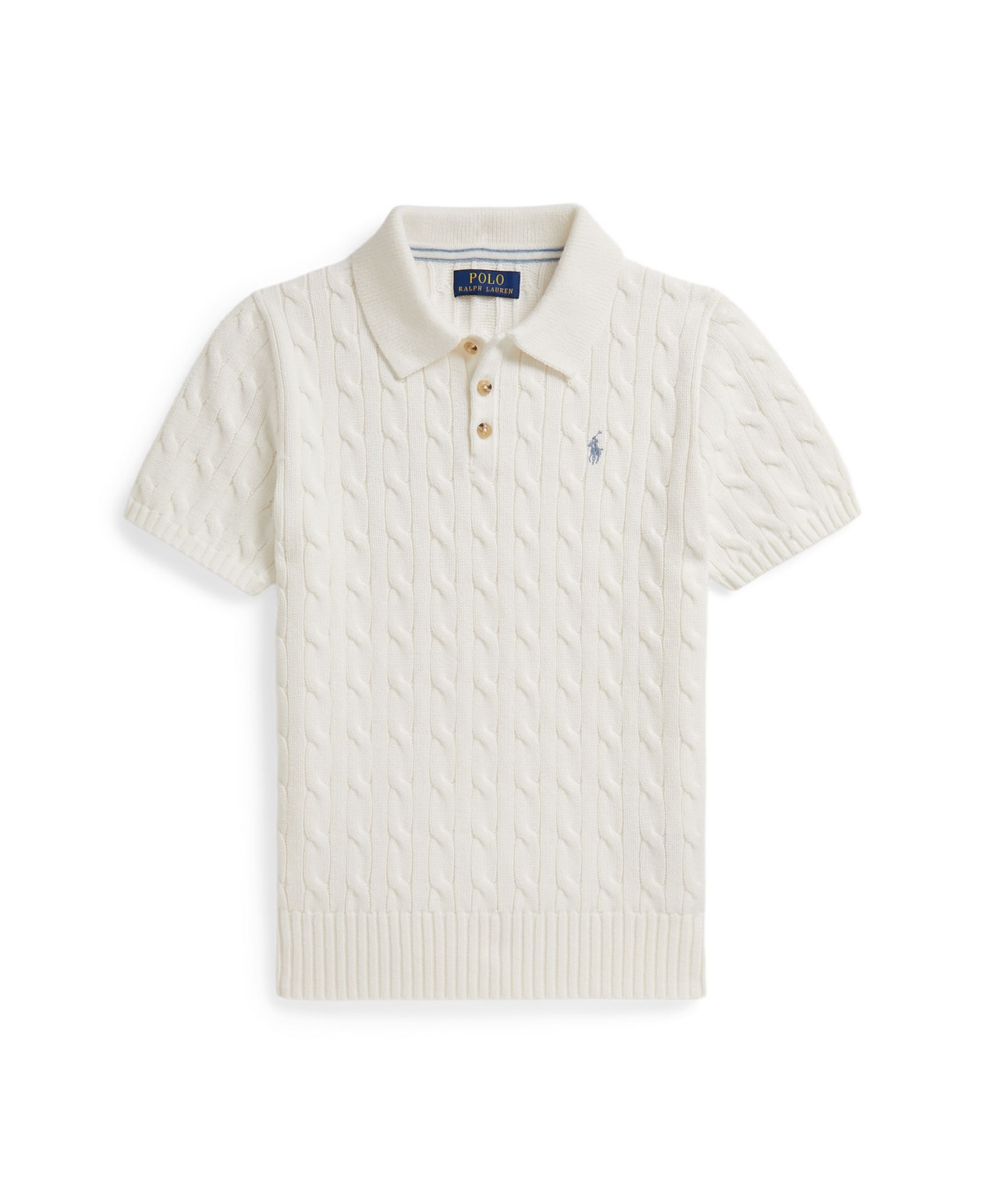 Click here for Polo Ralph Lauren Boys 8-20 Cable-Knit Cotton Polo... prices