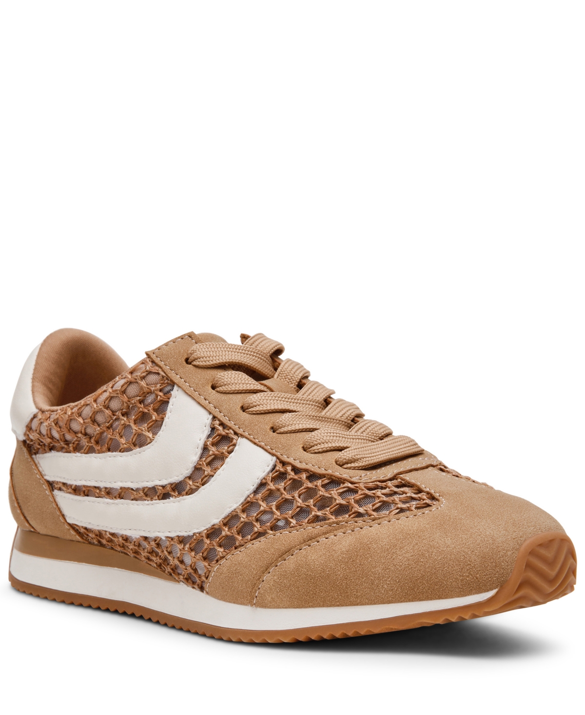 Click here for Dv Dolce Vita Womens Hype Lace-Up Sneakers - Camel... prices