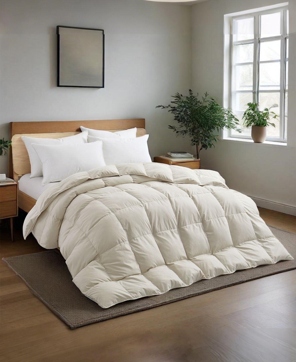 Click here for Unikome Luxury Goose Feather Comforter  California... prices