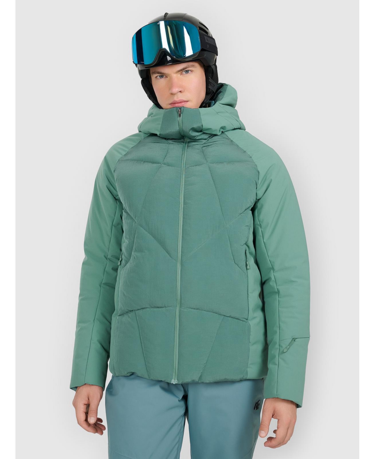 Click here for 4F Mens Primaloft Silver down ski jacket - green prices