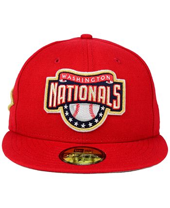 New Era Washington Nationals Banner Patch 59FIFTY Fitted Cap - Macy's