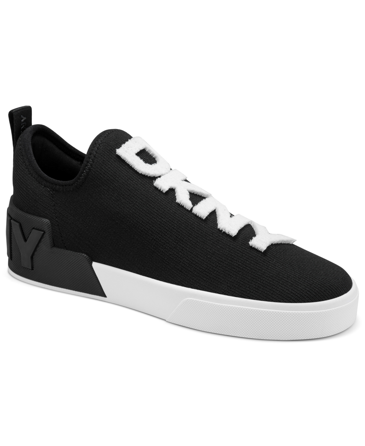 Click here for Dkny Womens Maize Slip-On Sneakers - Black/White prices
