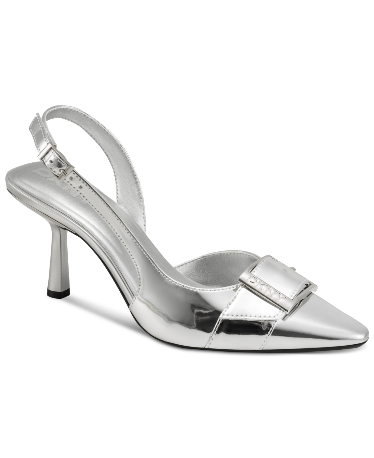 Click here for Dkny Womens Neaira Pointed Toe Pumps - Silver prices