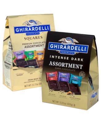 Ghirardelli Premium Assortment Chocolate Squares Intense Dark Chocolate ...