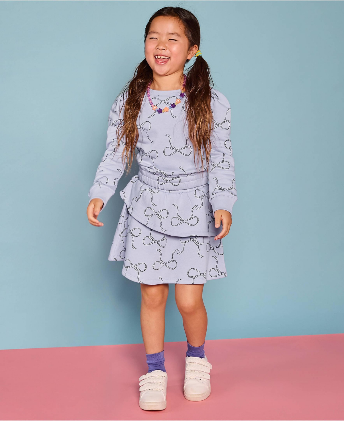 Click here for Lands End Girls Puff Shoulder Crew Neck Sweatshirt... prices