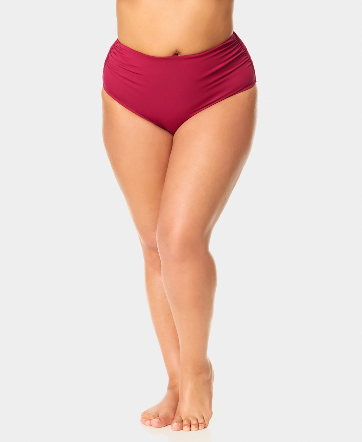 Click here for Anne Cole Plus Size High-Waist Bikini Bottoms - Wi... prices
