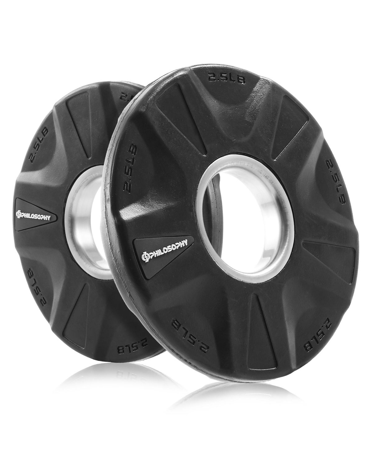 Click here for Philosophy Gym Set of 2 Rubber Coated 2-inch Olymp... prices