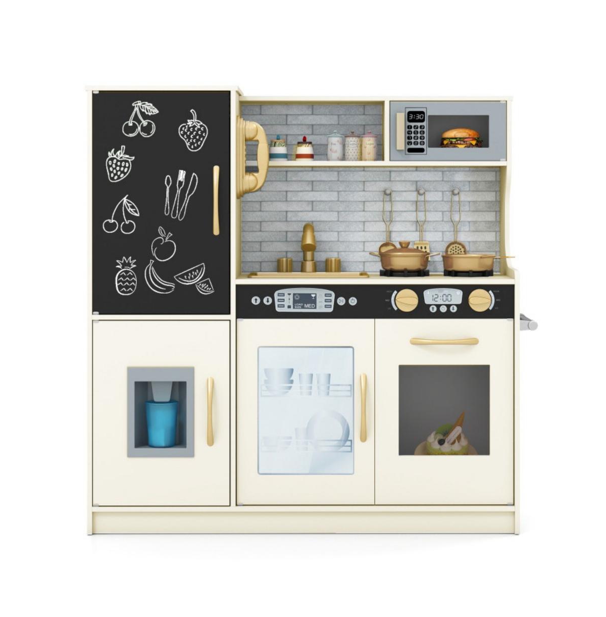 Click here for Hongge Kids Pretend Play Kitchen with Sink Stove I... prices