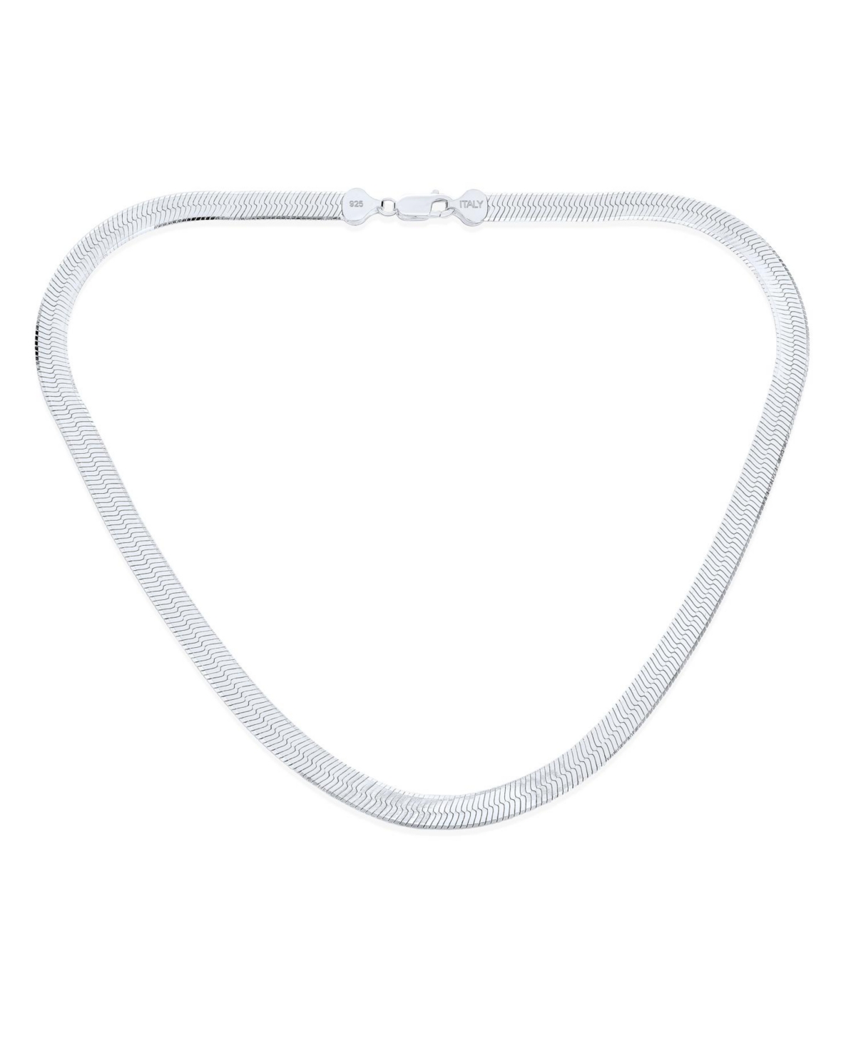 Click here for Bling Jewelry .925 Sterling Silver Flat Omega Herr... prices