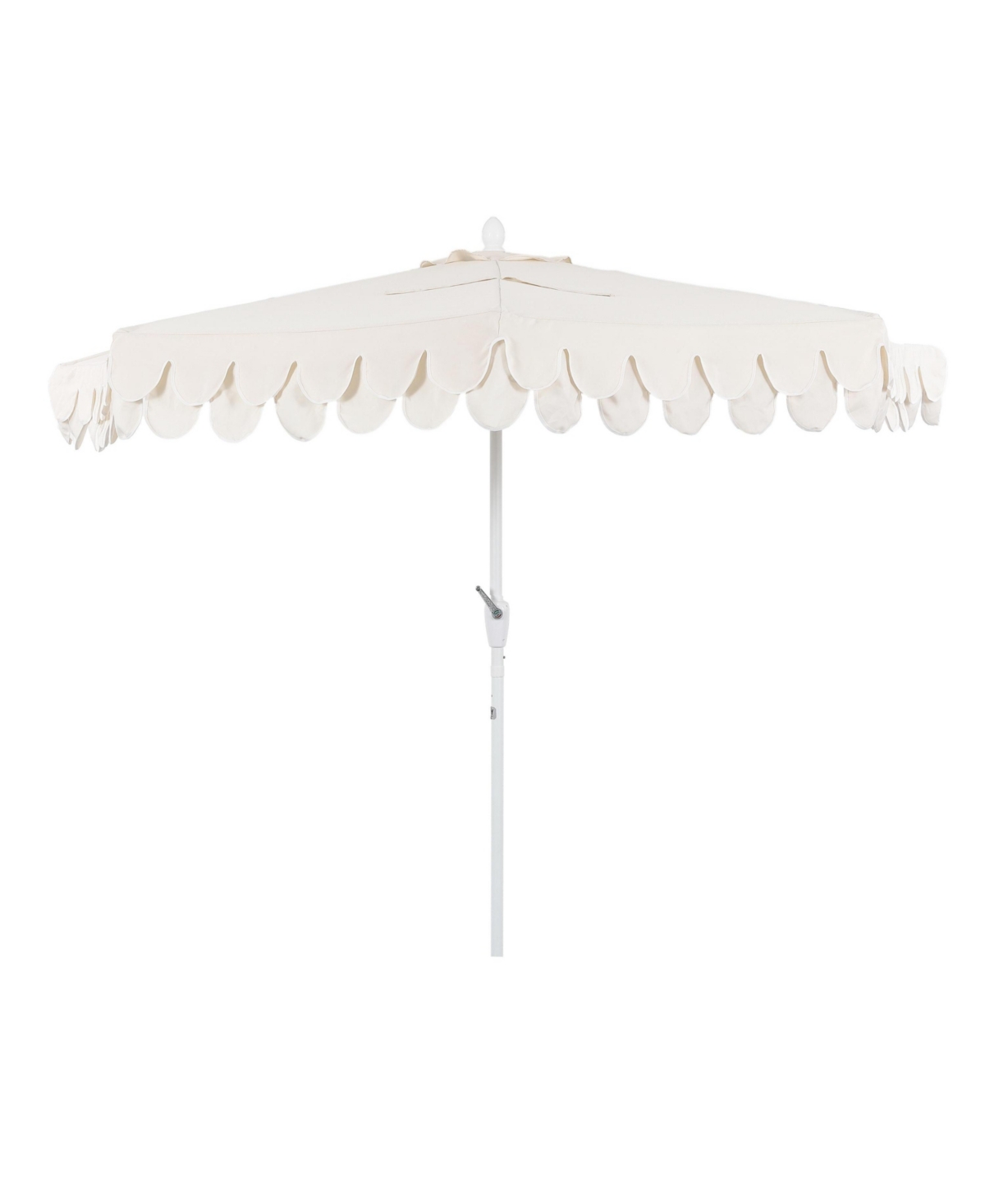 Click here for Jonathan Y 9 ft Scalloped Fringe Market Patio Half... prices