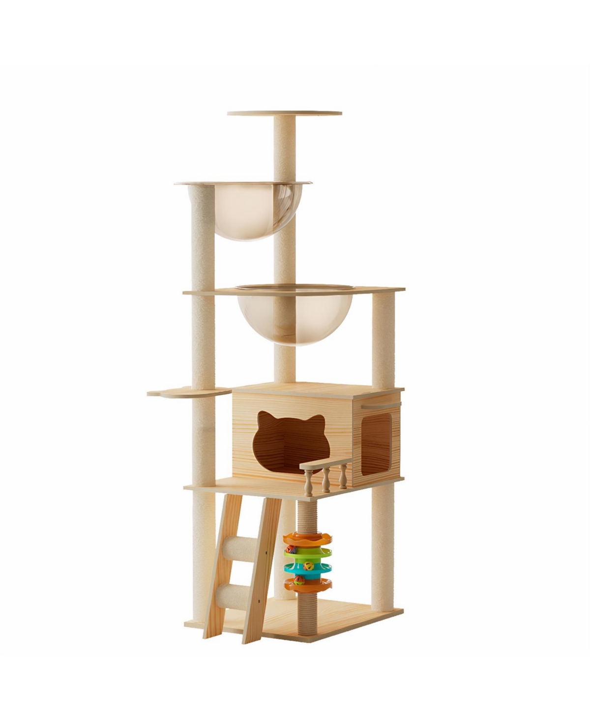 Click here for Aostirmotor 59" Modern Cat Tower with Sisal-C... prices
