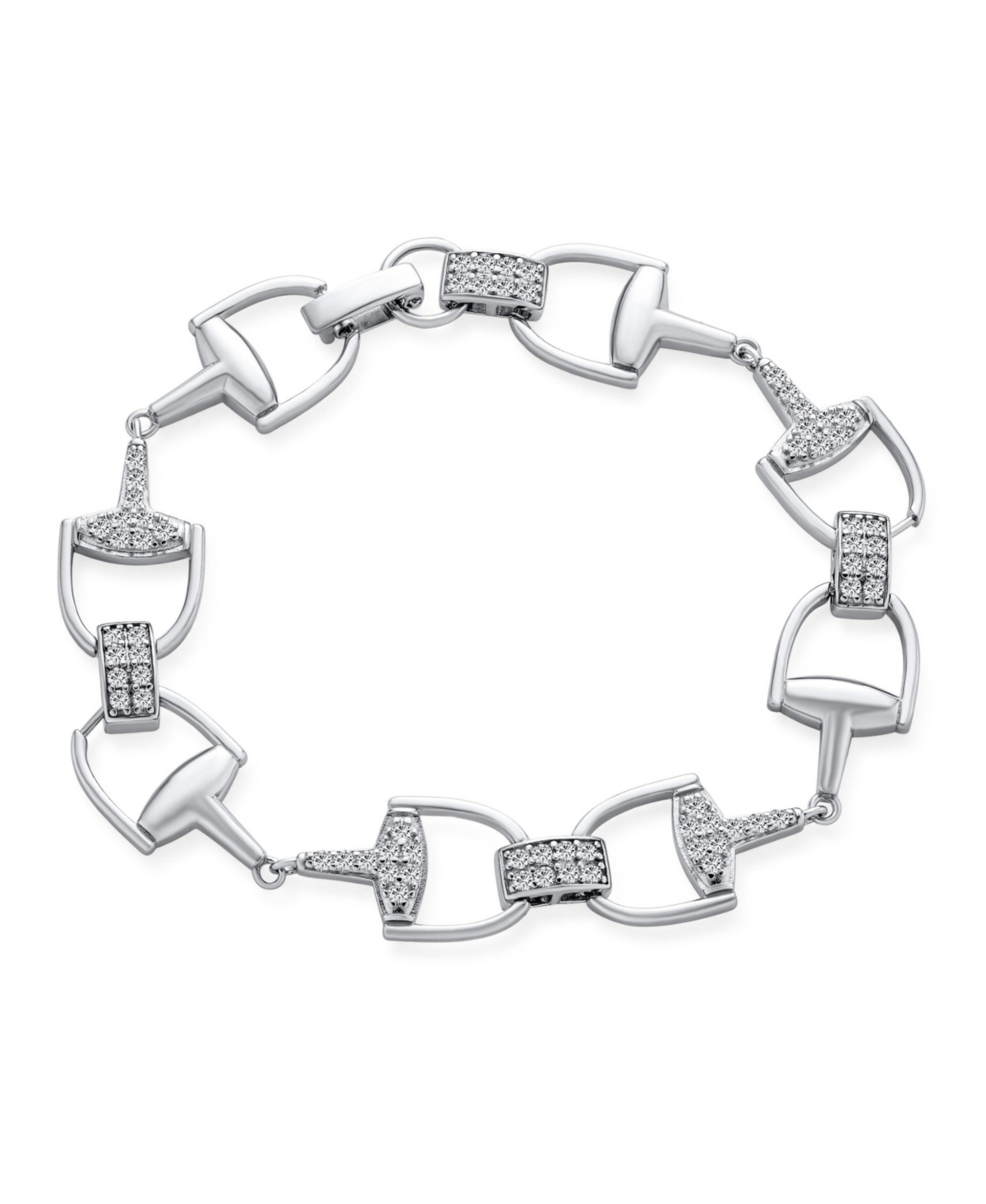 Click here for Bling Jewelry Equestrian Snaffle Horsebit Bracelet... prices