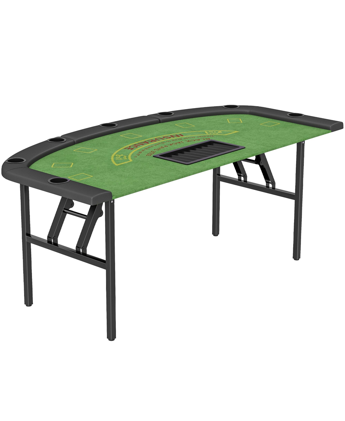 Click here for Soozier 72" Foldable Poker Table  Portable 8-... prices