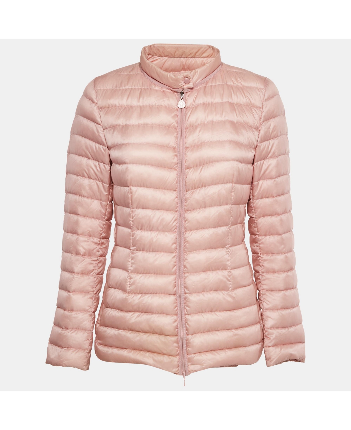 Click here for Pre-Owned Moncler Womens Pink Nylon Belted Puffer... prices