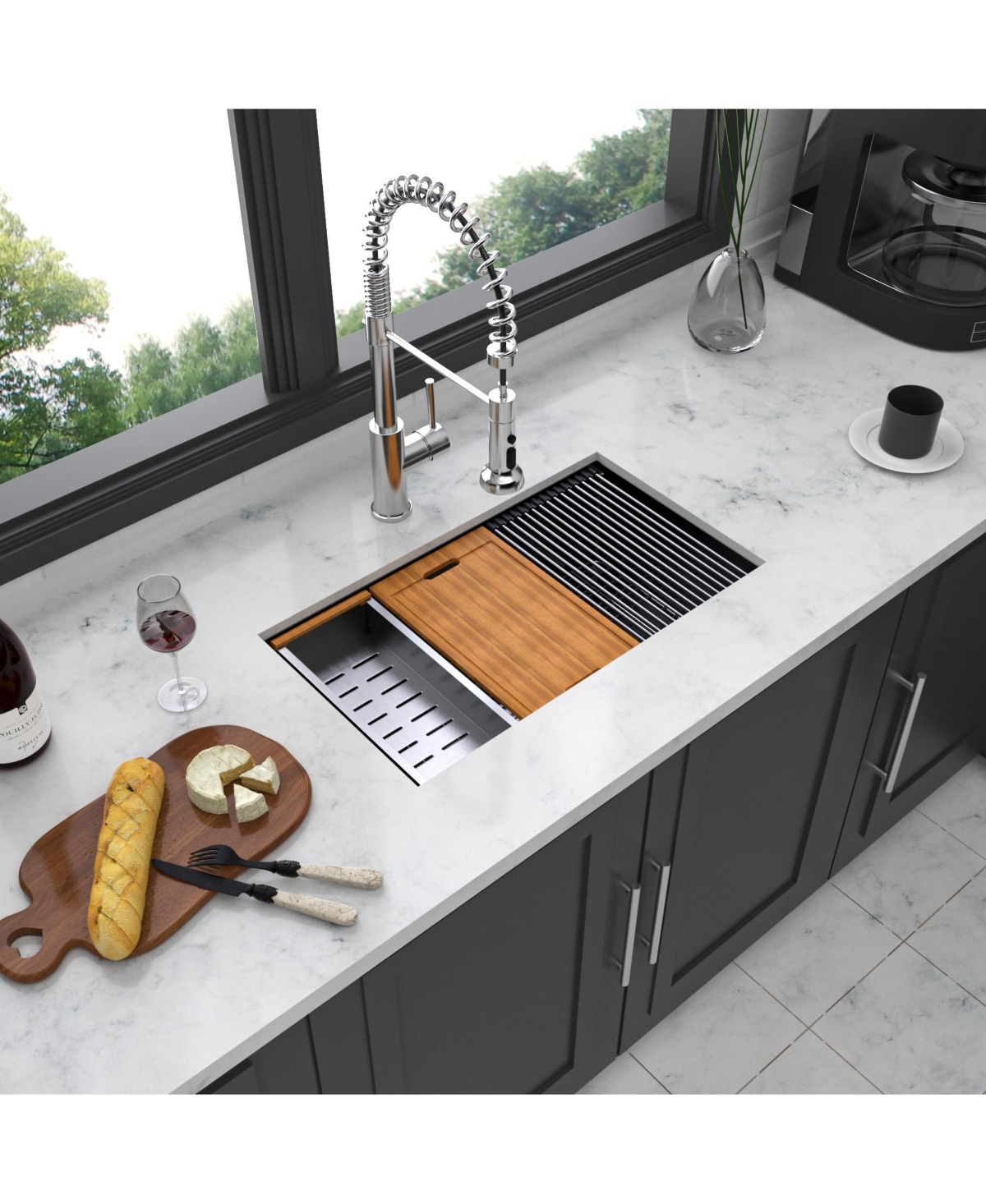 Click here for flynama 28x18x10inch Gunmetal Black Workstation Ki... prices