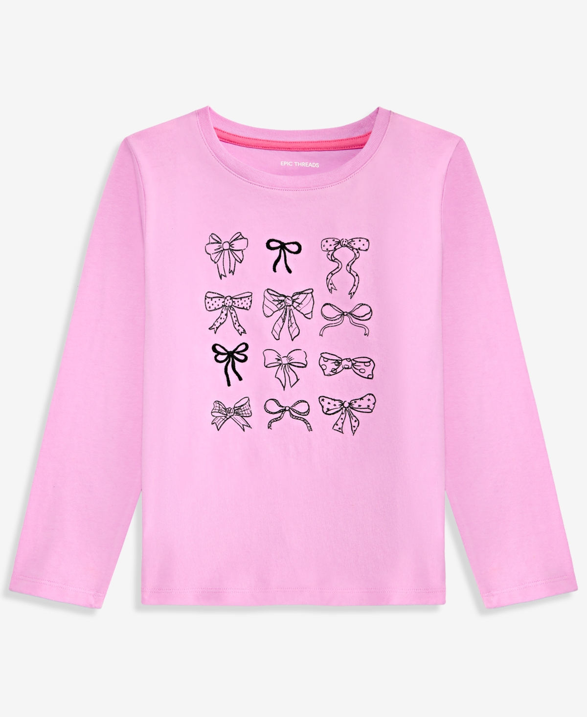 Click here for Epic Threads Girls 5-20 Bows Long-Sleeve T-Shirt... prices