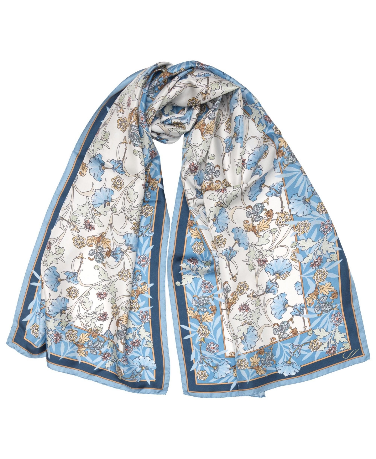 Click here for Elizabetta Ofelia - Long Silk Scarf for Women - Bl... prices