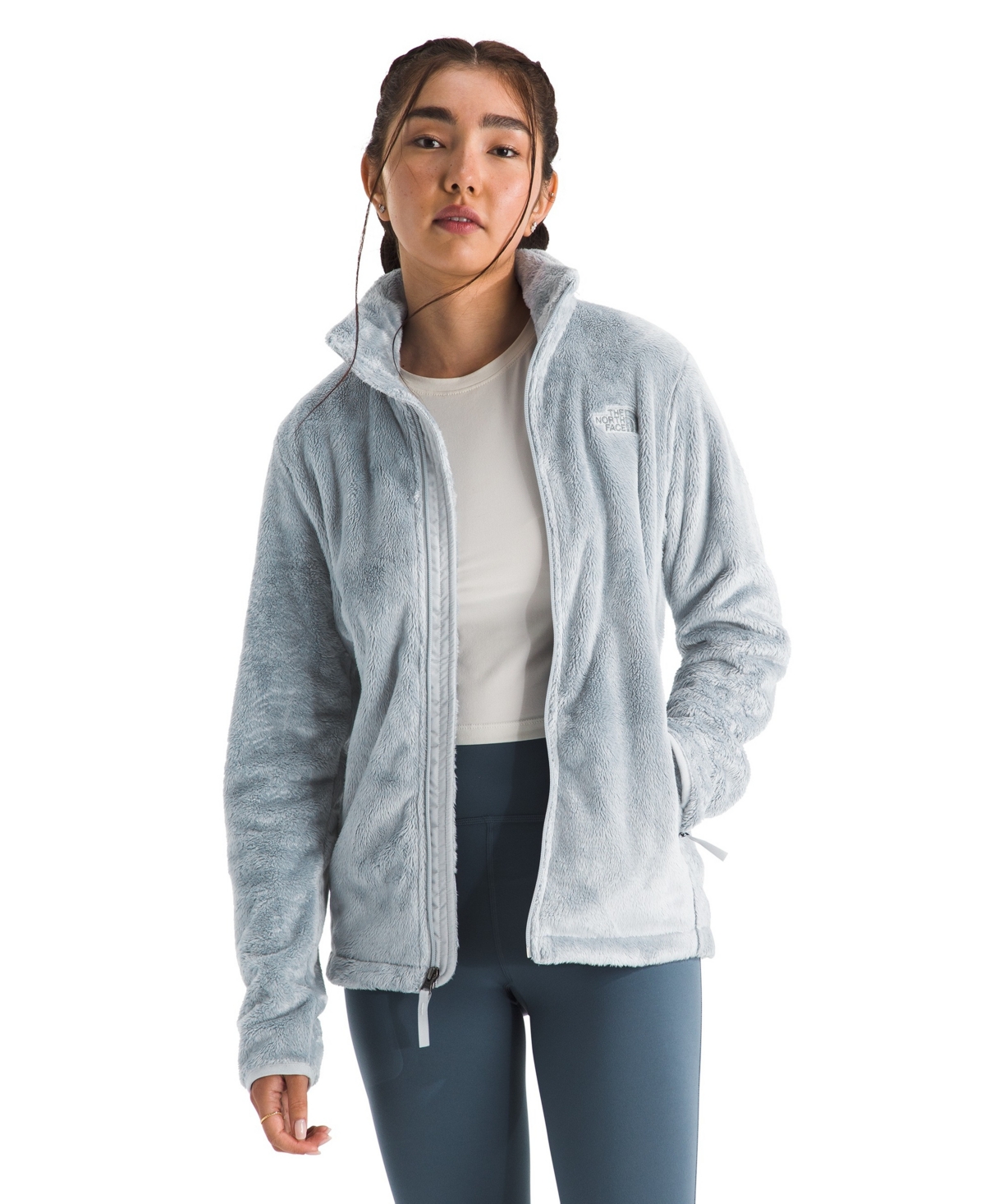 Click here for The North Face Womens Osito Fleece Jacket - Frost... prices