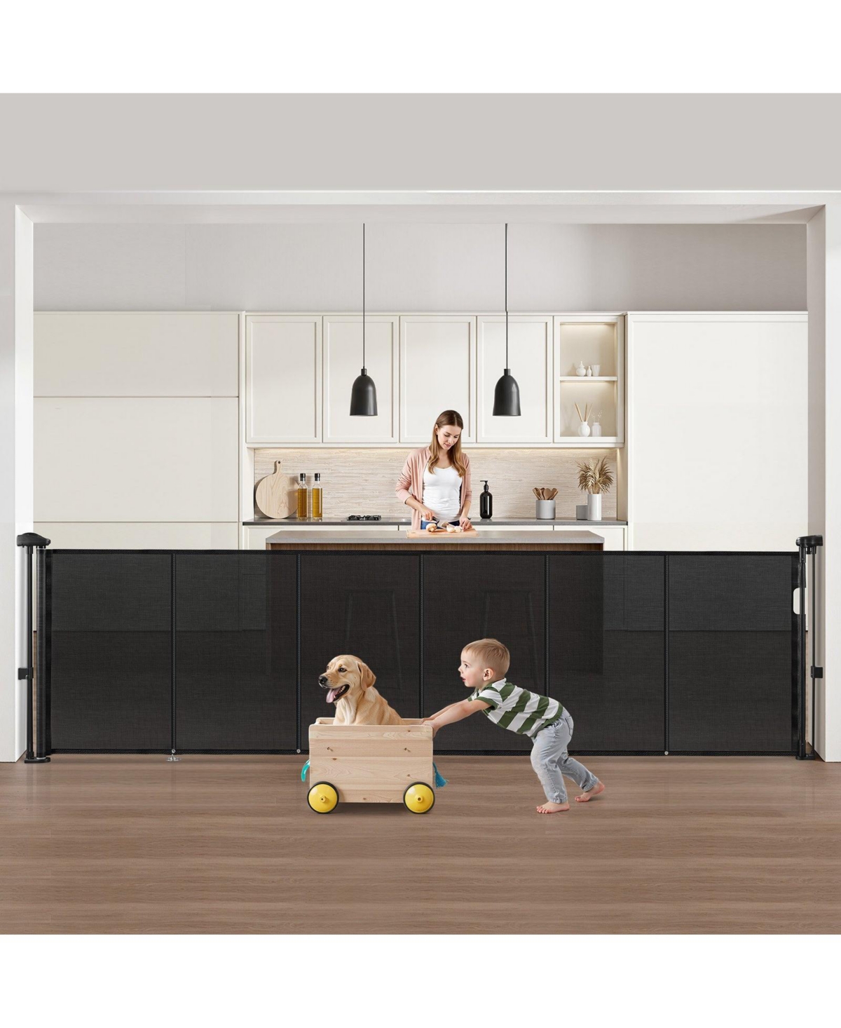 Click here for Cozito Retractable Baby Gate  34 in Tall  Extends... prices