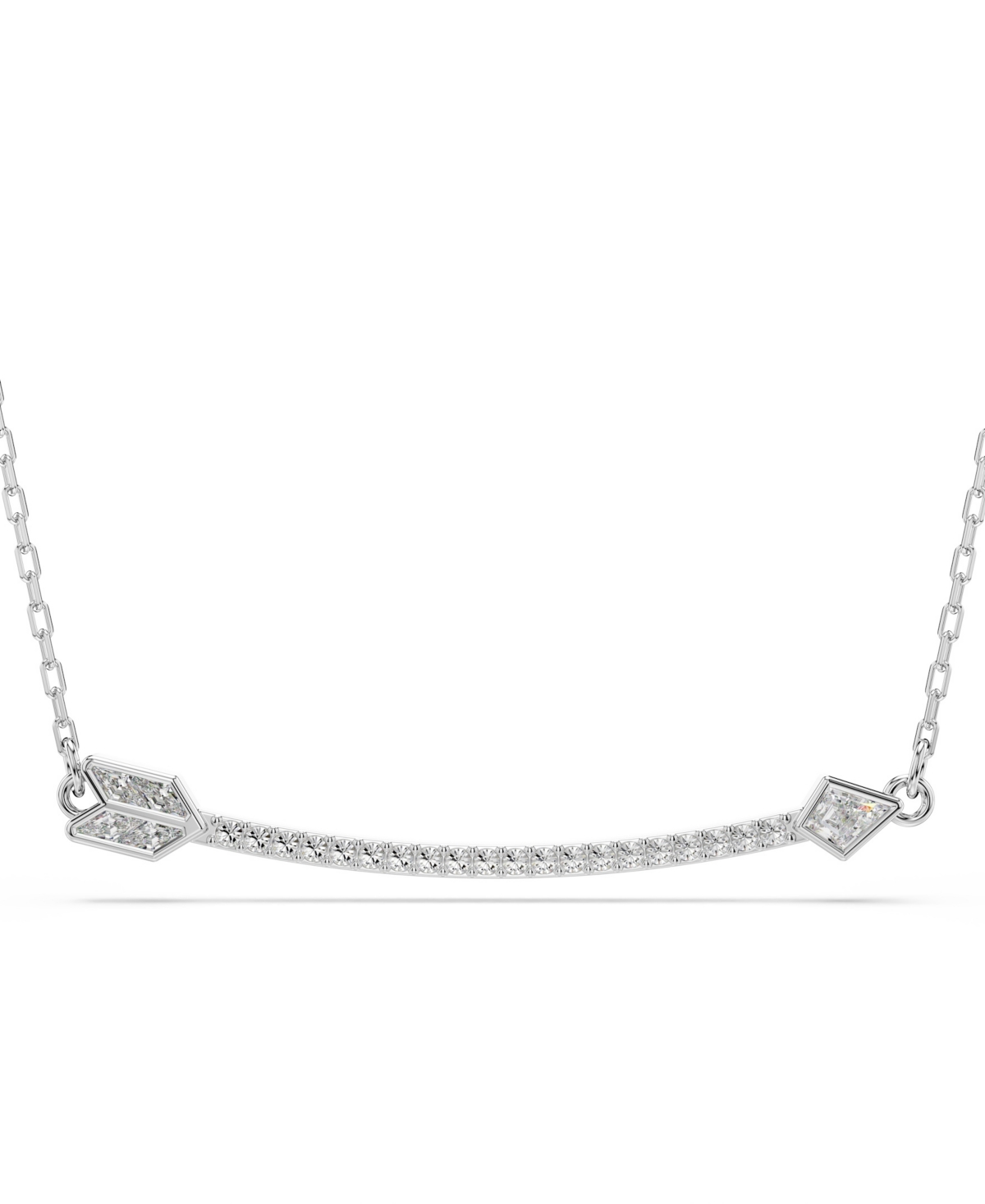 Click here for Swarovski Mixed Cuts  Arrow  White  Rhodium Plated... prices