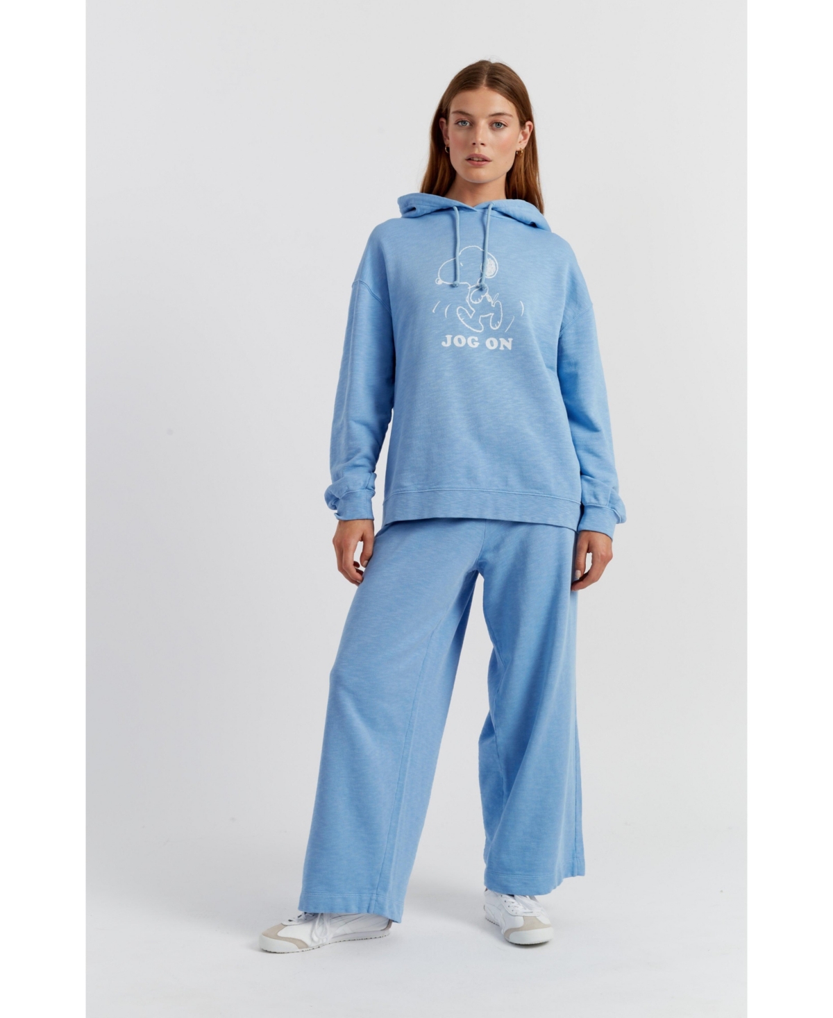 Click here for Chinti & Parker Womens Snoopy Jog on Hoodie - Sky... prices
