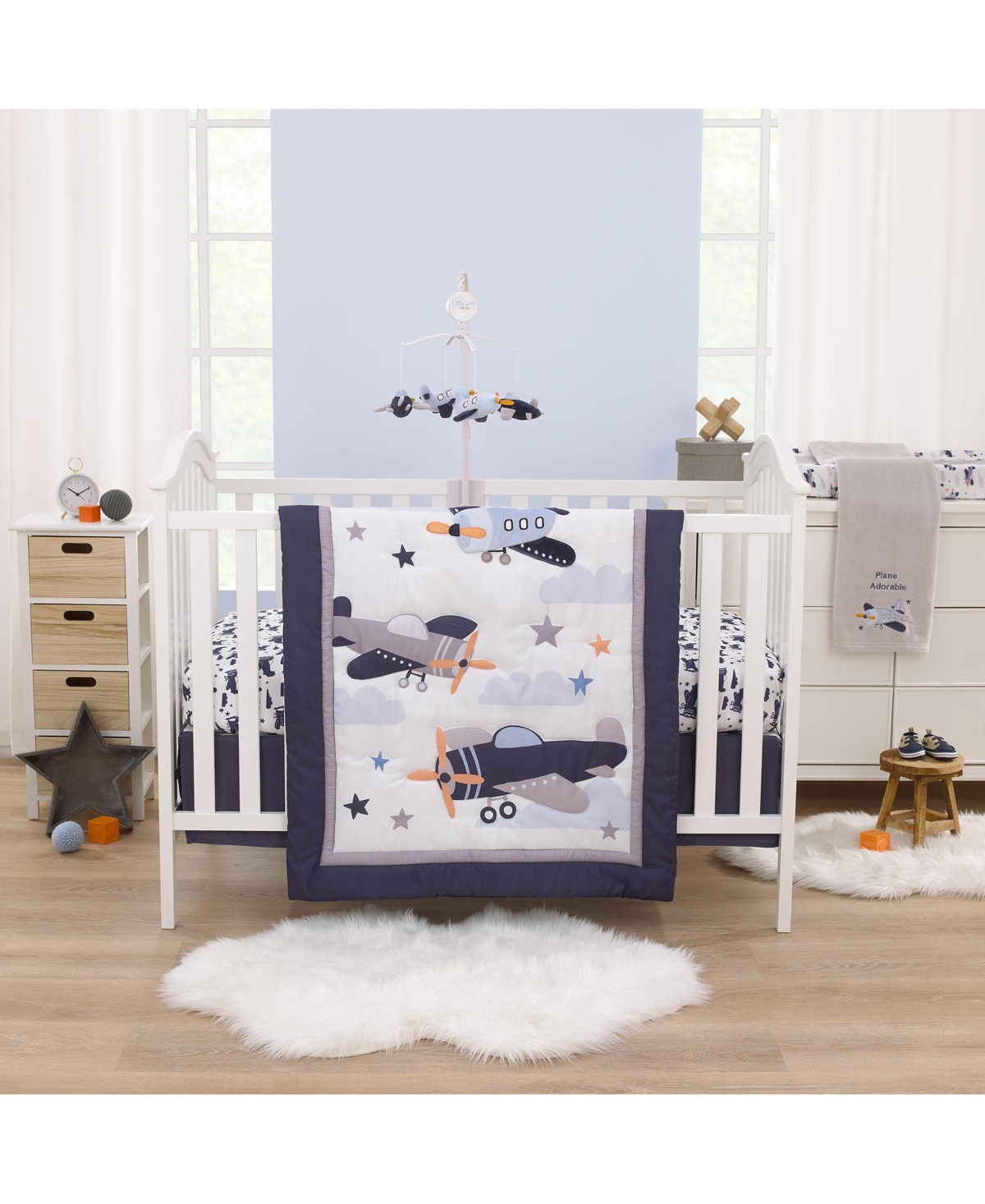 Click here for NoJo Little Love by Soar High Little One Navy  Lig... prices