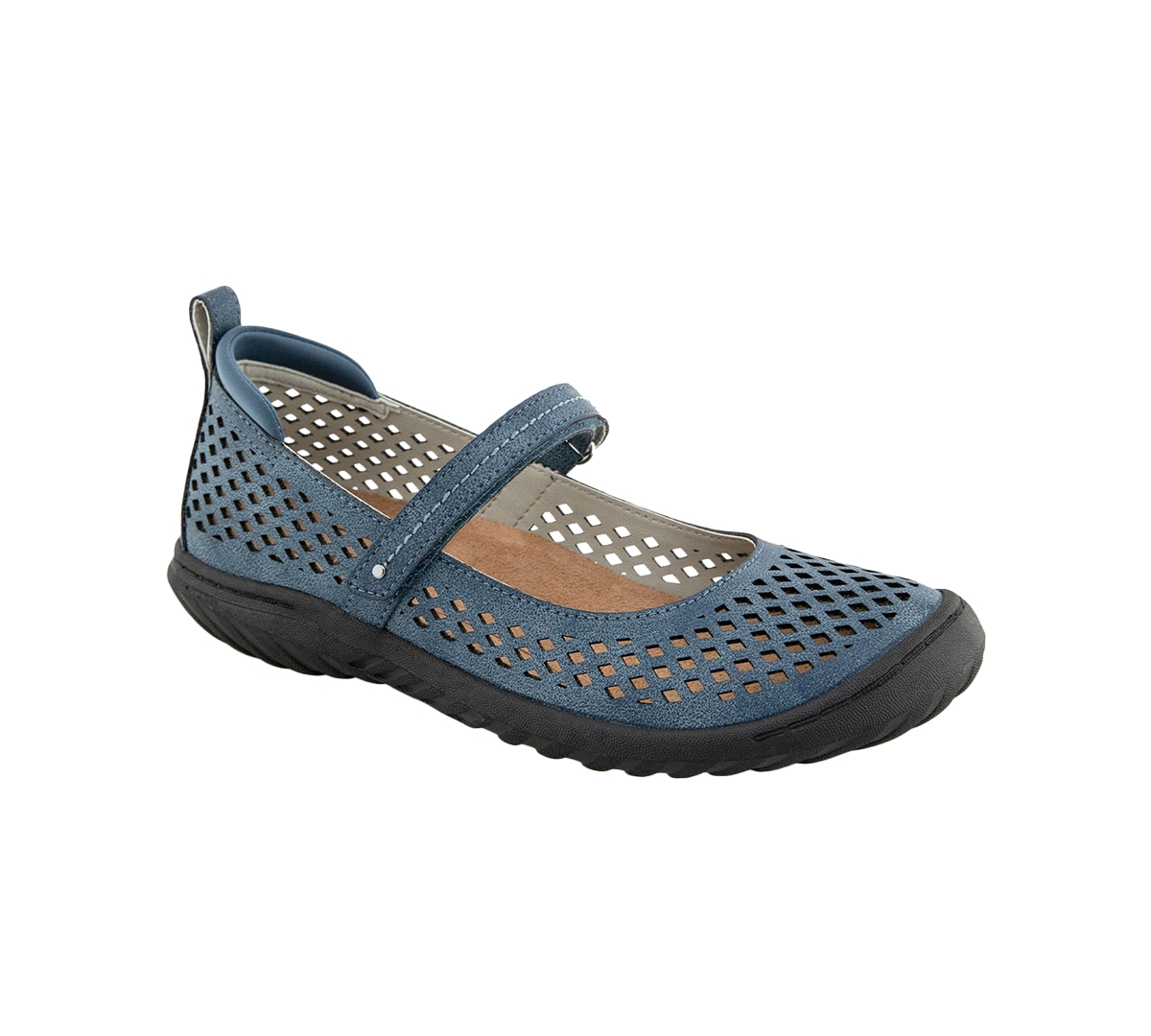 Click here for Jbu Womens Bee Casual Round toe Flats - Denim prices