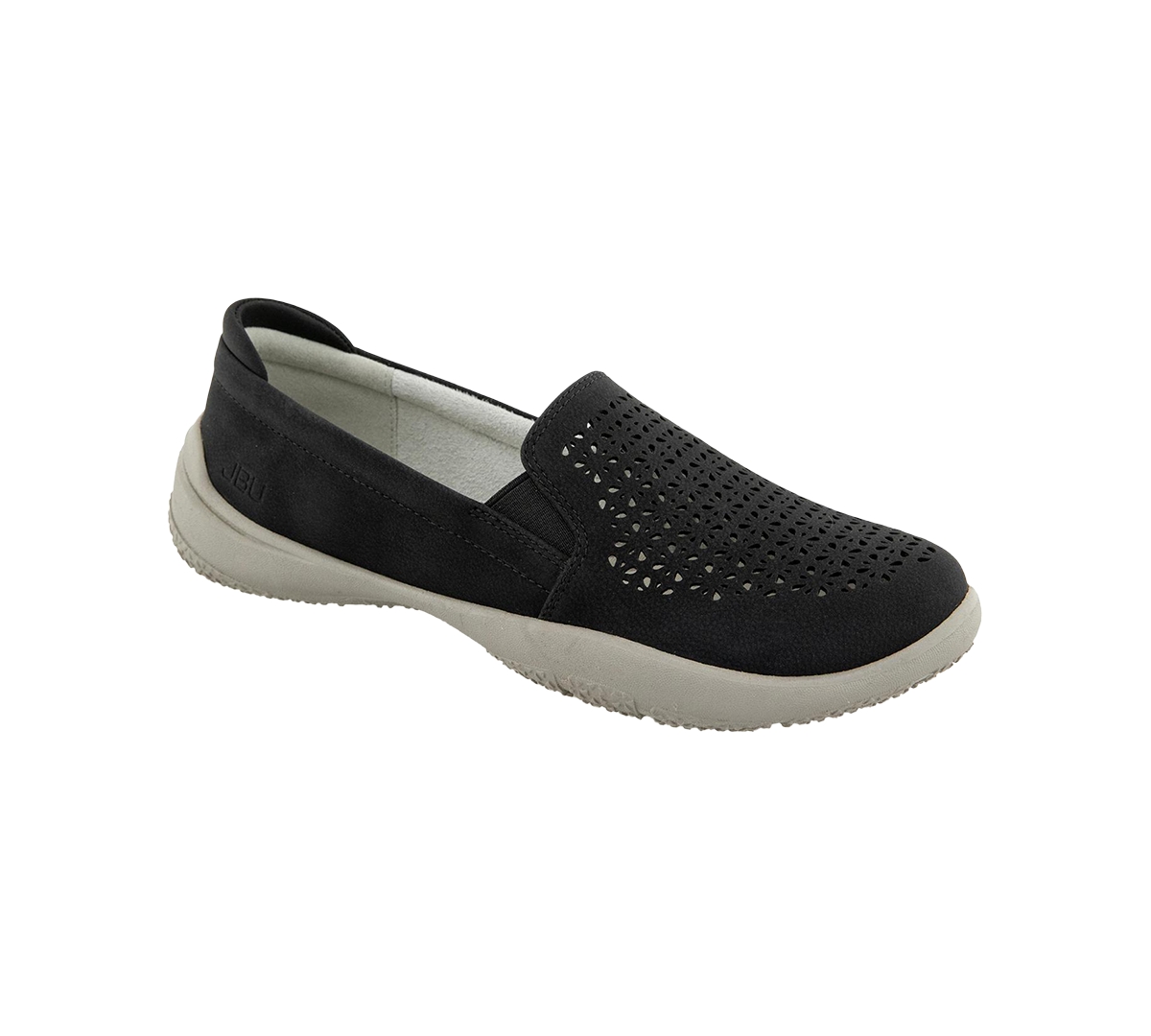Click here for Jbu Womens Fabian-Wide Casual Slip-On Flats - Blac... prices