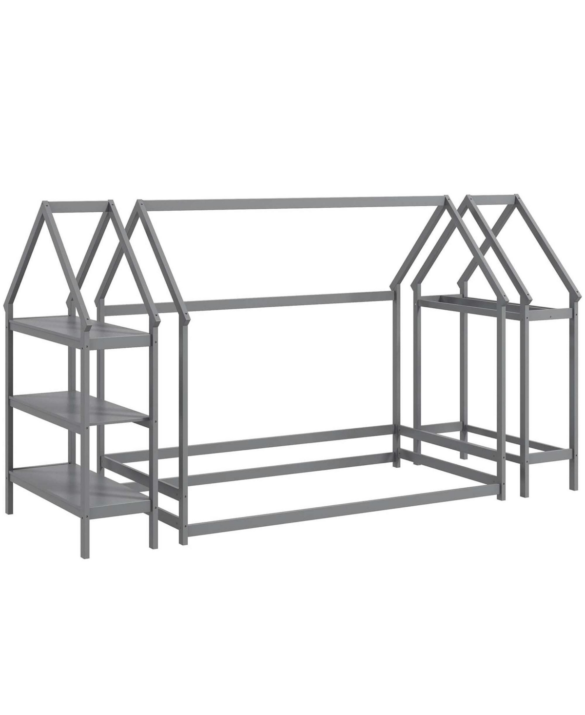 Click here for Costway Twin Size House Bed Montessori Floor Bed w... prices