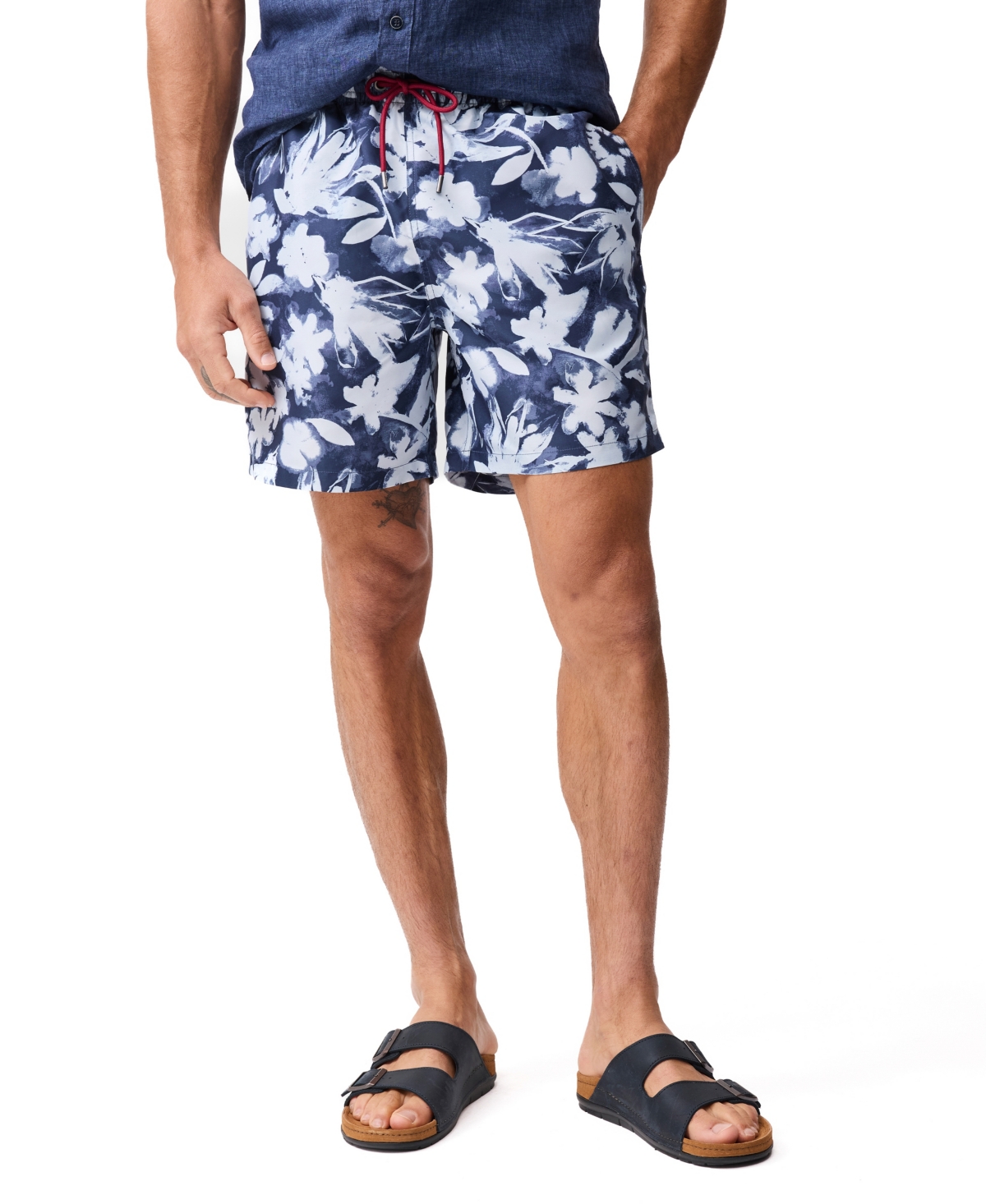 Click here for Rodd & Gunn Mens Hardinge 7 Swim Shorts - Indigo prices