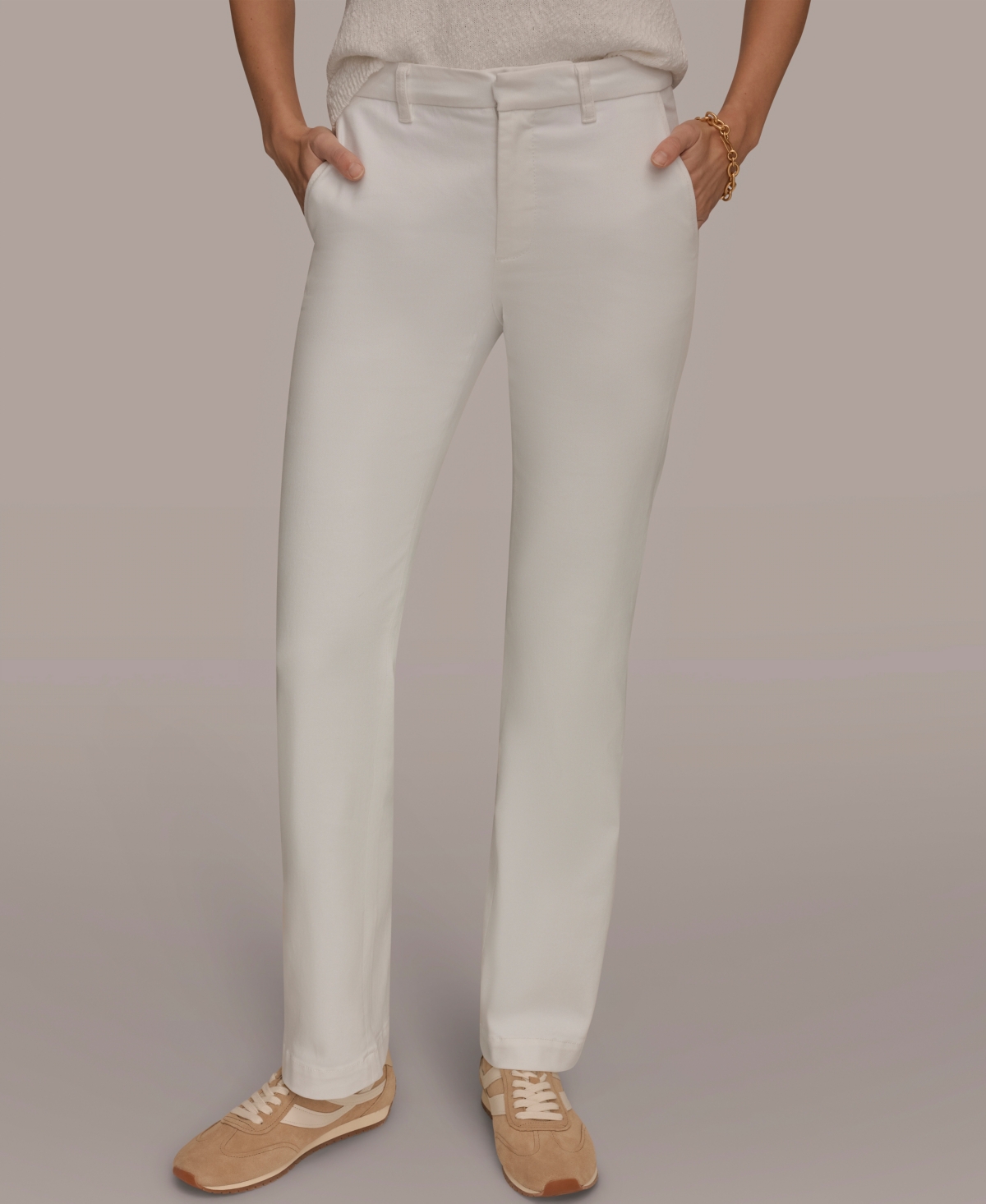 Click here for Donna Karan Weekend Womens Mid-Rise Modern Trouser... prices