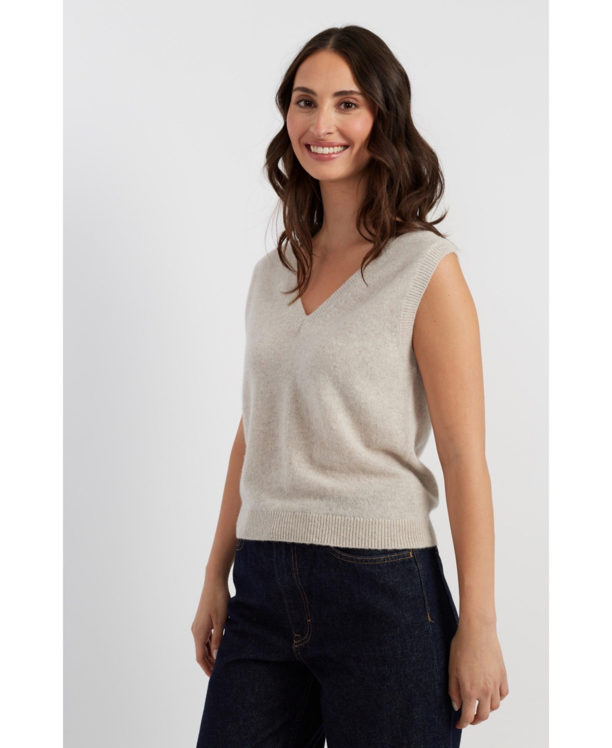 Click here for Chinti & Parker Womens Cloud Cashmere Knit Tank To... prices