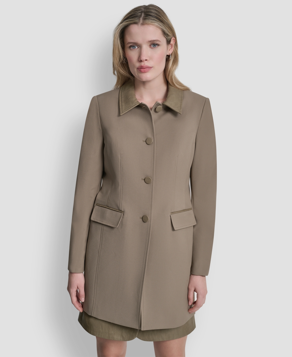 Click here for Dkny Womens Tech Sport 4-Button Topper Jacket - Ta... prices