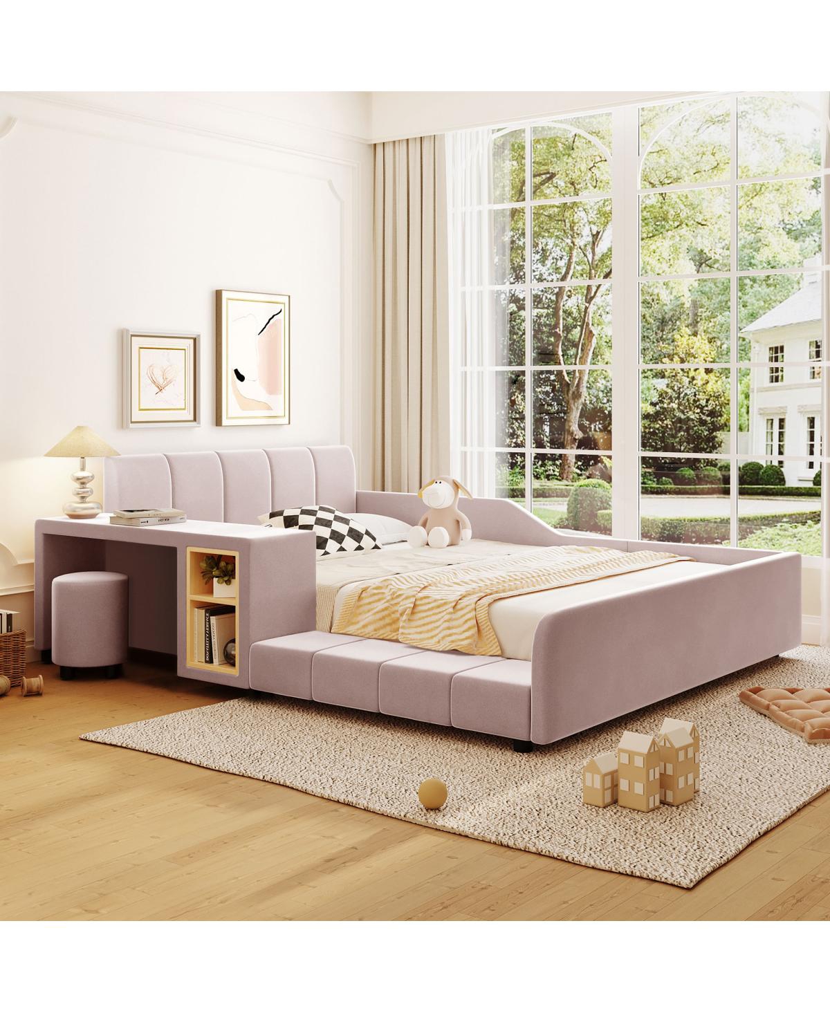 Click here for Streamdale Furniture Upholstered Grounded Bed with... prices