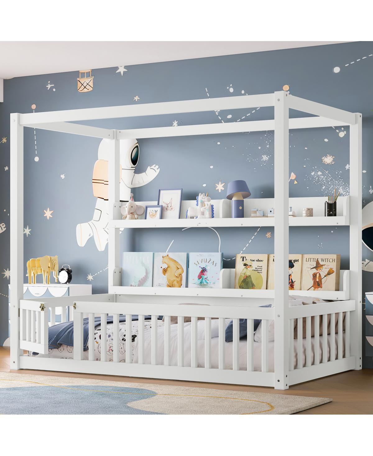 Click here for Streamdale Furniture Twin Size Solid Wood Canopy F... prices