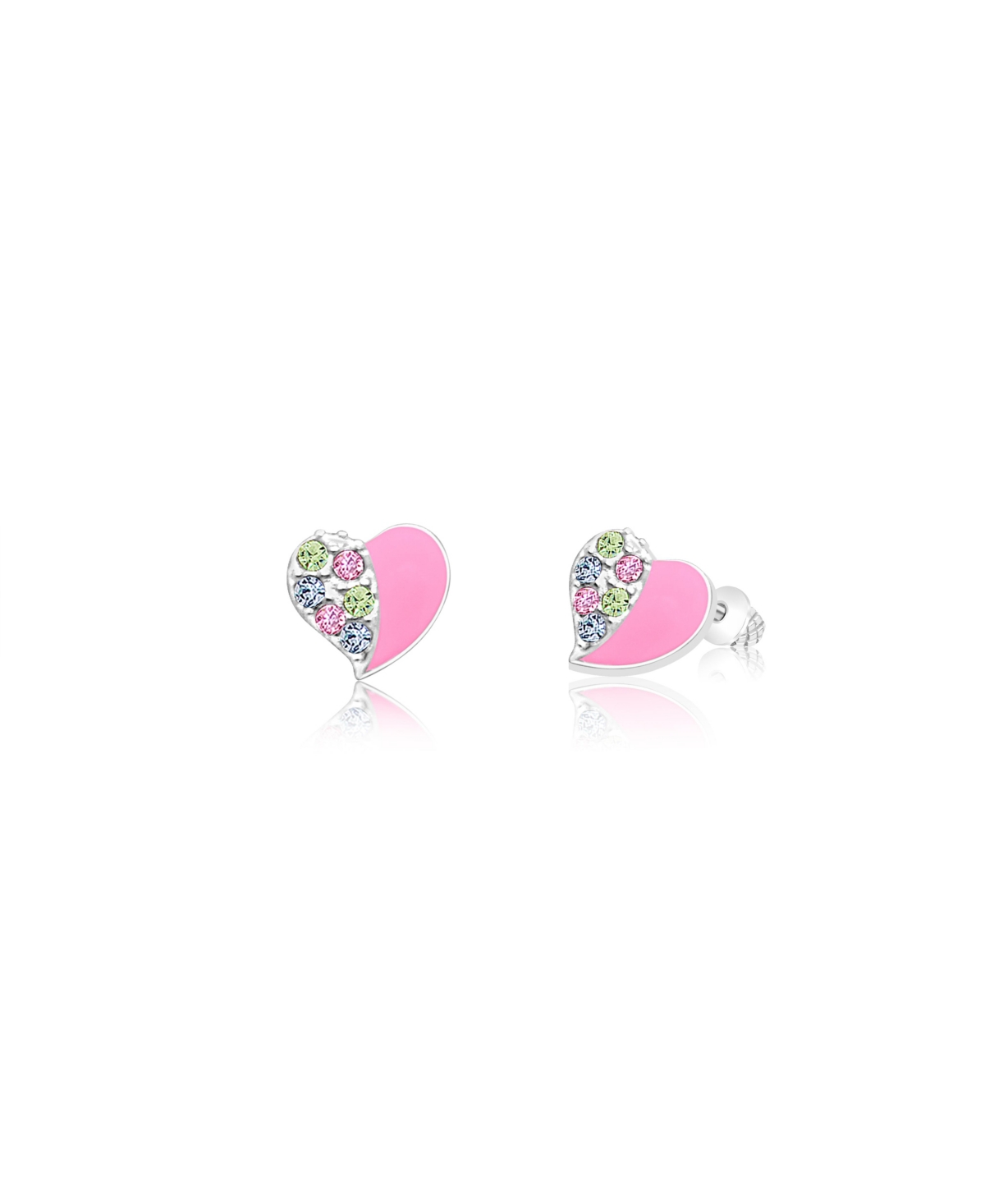 Click here for Chanteur Girls /Girl/Heart Pink Crystal Enamel Whi... prices