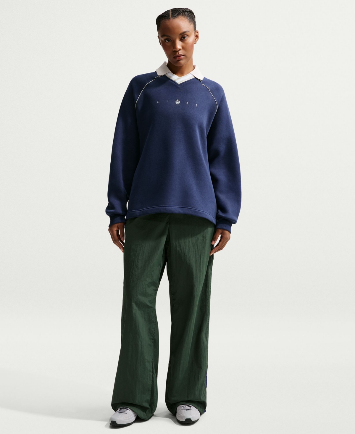 Click here for Nike Womens Sportswear Phoenix Fleece Graphic Polo... prices