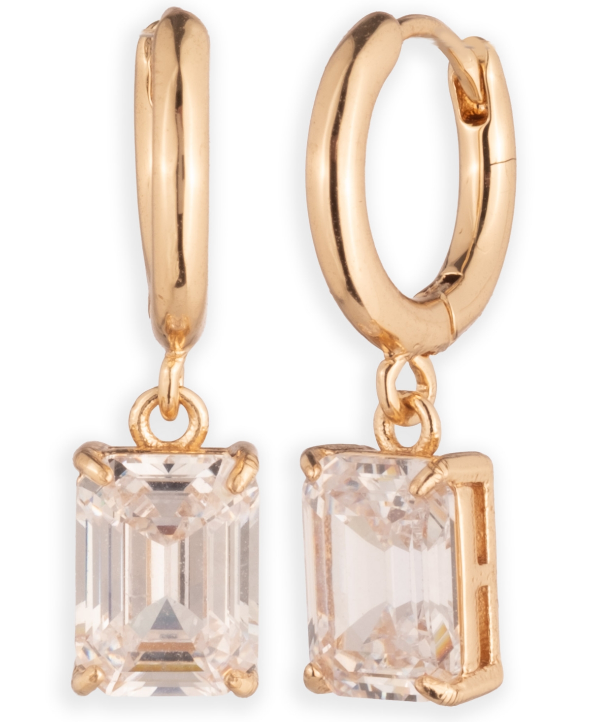 Click here for Lauren Ralph Lauren Cubic Zirconia Huggie Drop Ear... prices