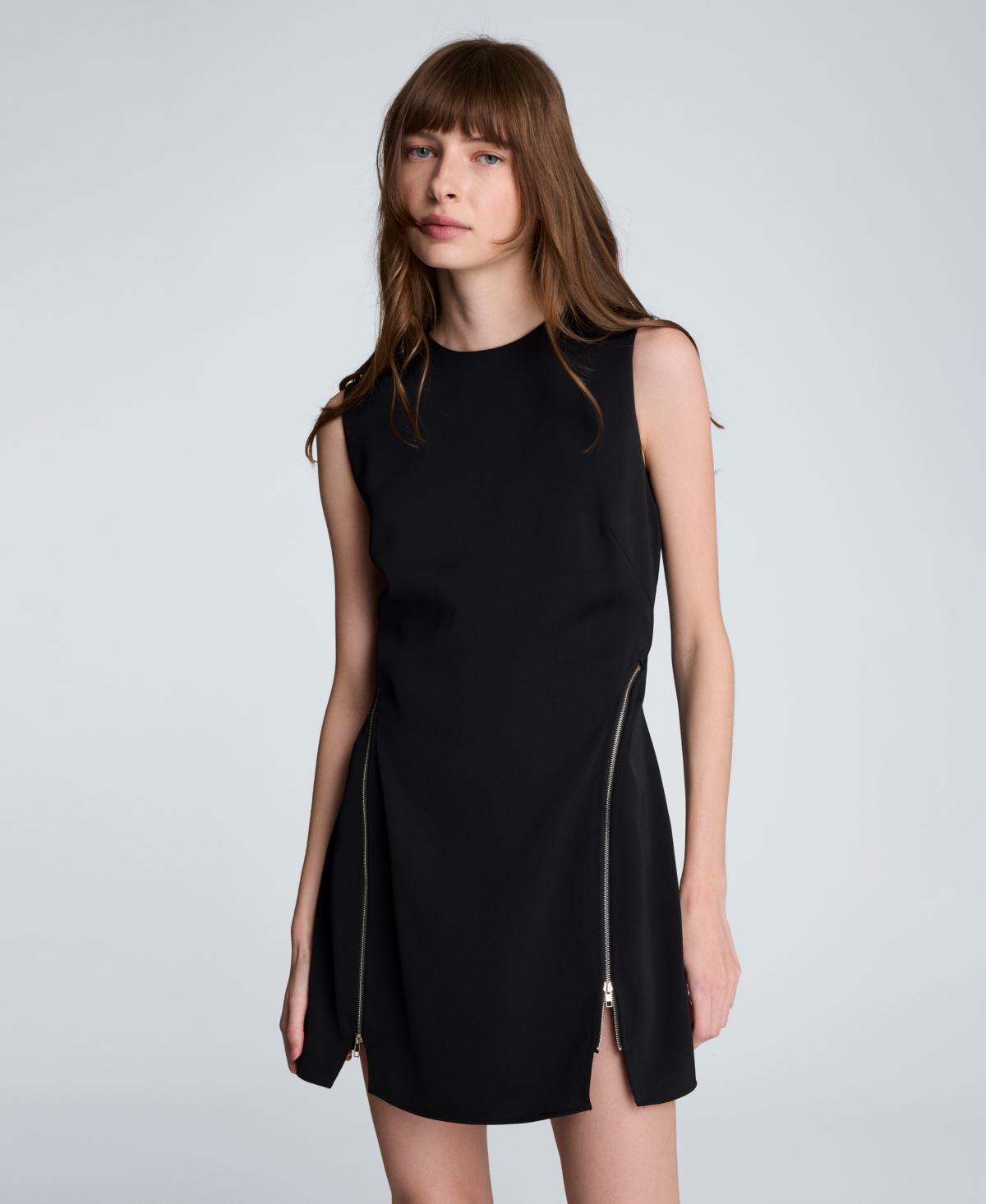 Click here for Kenneth Cole Womens Sheath Zipper Short Dress - Bl... prices